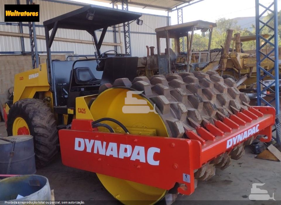 Rolo Compactador Dynapac CA25 - 1992 - Araras / SP - Código 00246946 ...